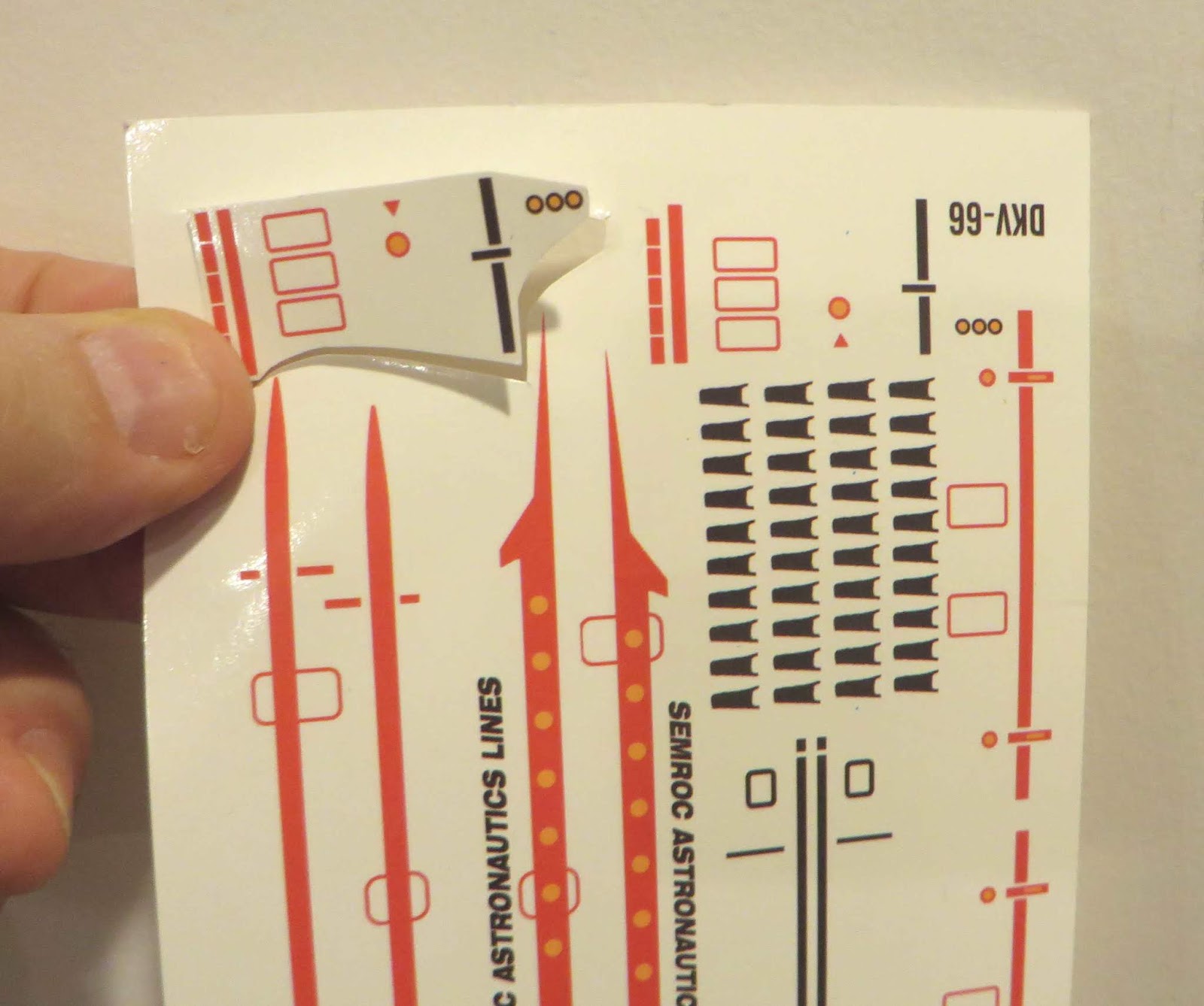 Model Rocket Building: Estes Orbital Transport, Kit #K-42, Part 19 ...