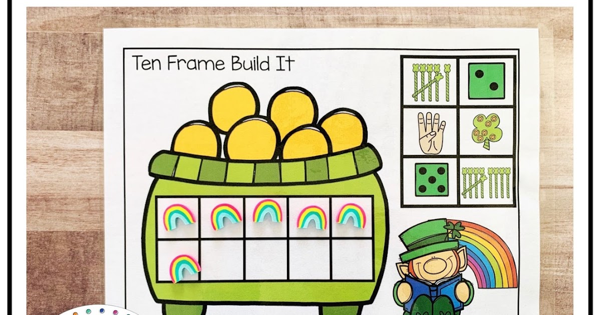 March Number Mats | Busy Hands and Minds