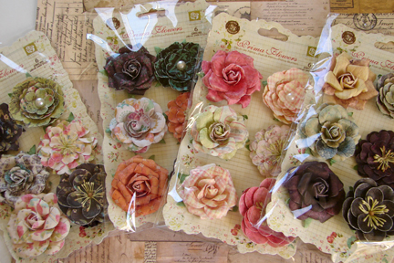 BlueMoon Scrapbooking: Prima Flowers