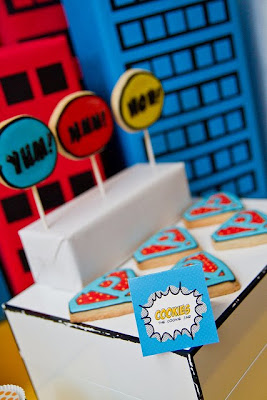 PART ONE (of 3) - Super P Turns 3! A Vintage Pop Art Super Hero Party ...