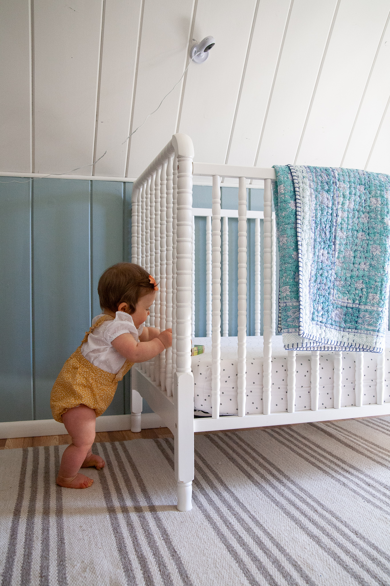 Fairytale baby girl nursery reveal! So-called pointy room before, after ...