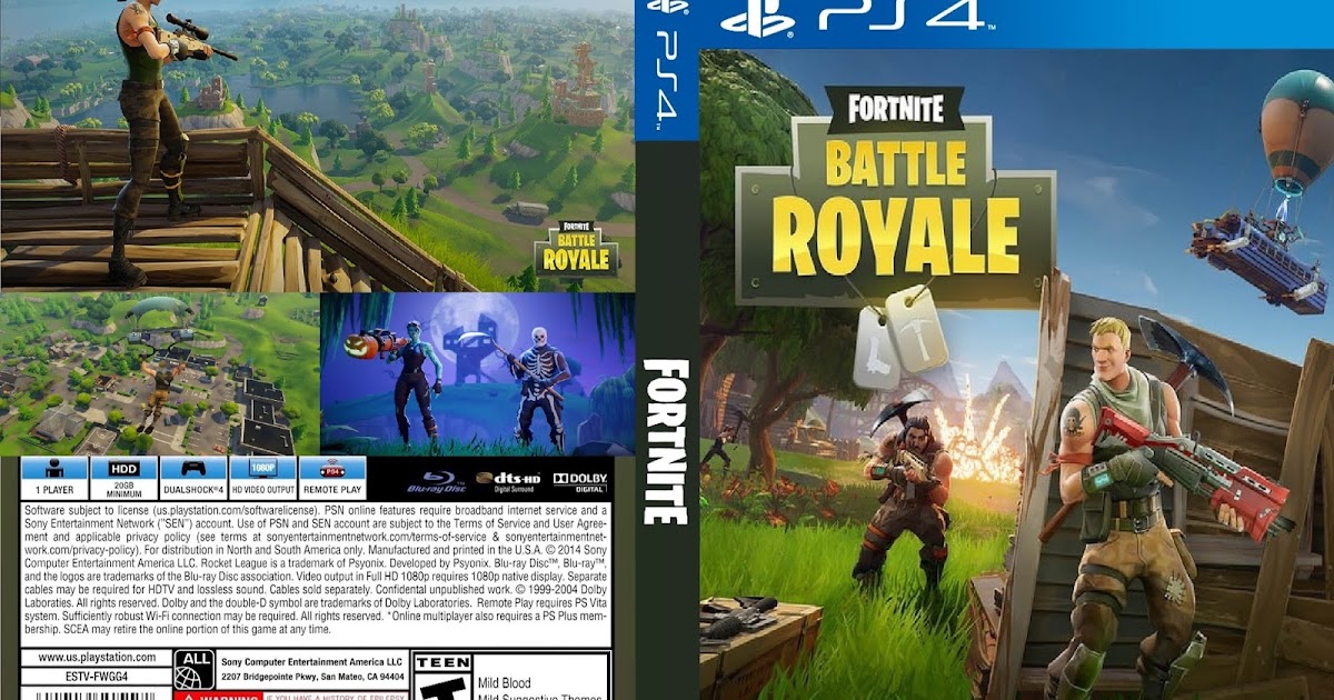 Game Review Nation: Fortnite PS4 Custom Covers
