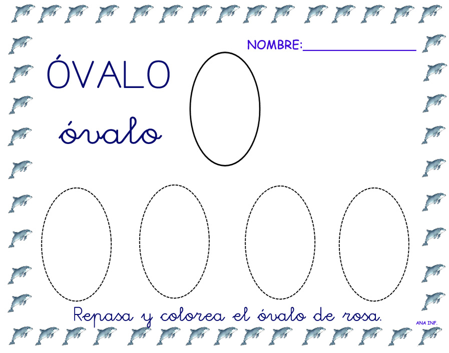 INFANTILES DE ANA V.: EL ÓVALO Y OTROS CONCEPTOS