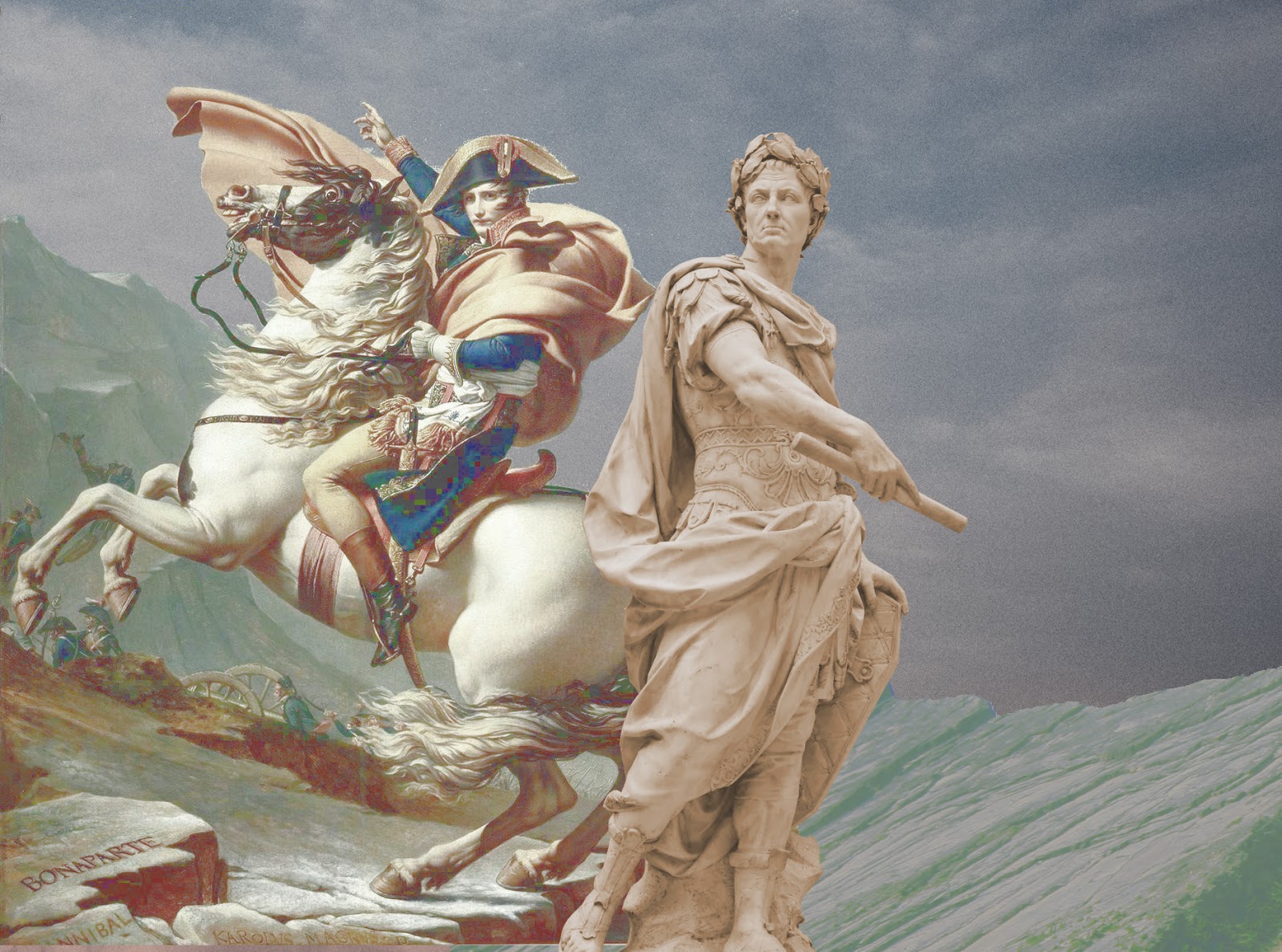 JULIO BONAPARTE Y NAPOLEÓN CÉSAR DESDE EL PASADO (vodevil)