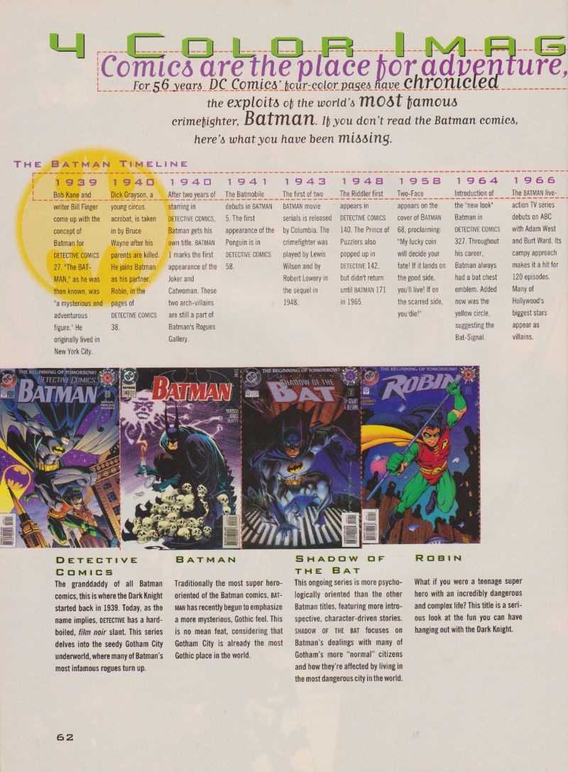 1995 Batman.com : Magazine Article: Batman Forever The Official ...