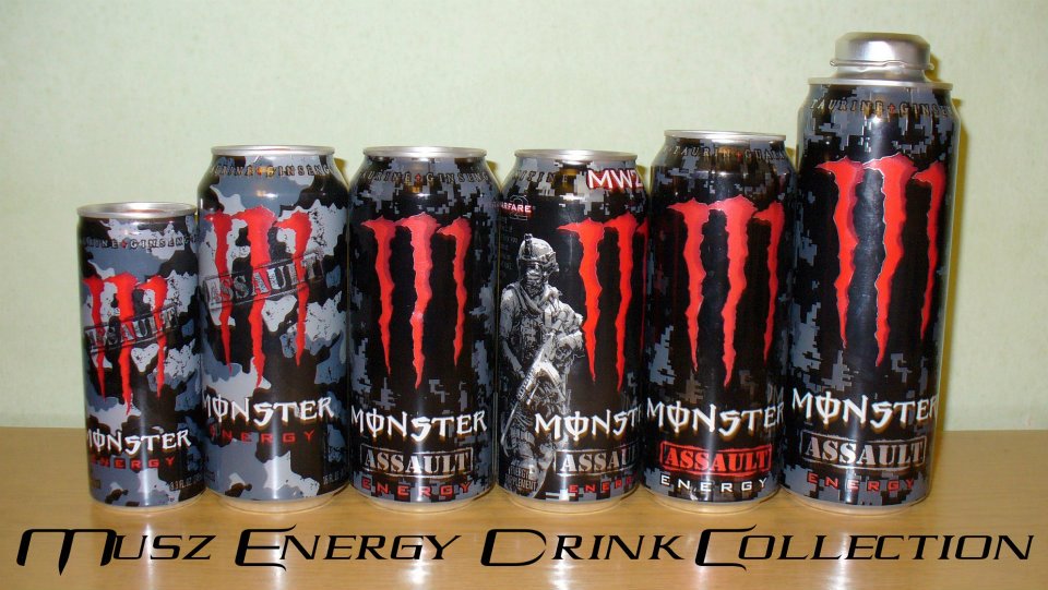 World of Energy Drinks: Cans from my Collection #2 Monster Assault MW2