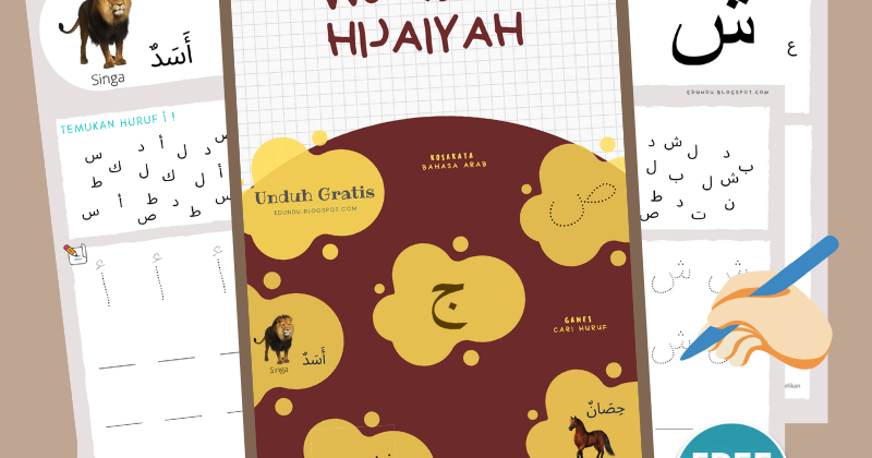 Printable Gratis Workbook Hijaiyah