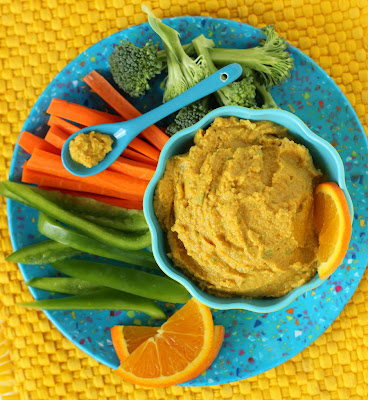 Tried in Blue: Random Recipe Wednesday: Savory Orange Hummus