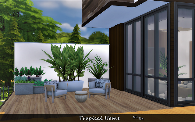 Tropical Home - The Sims 4
