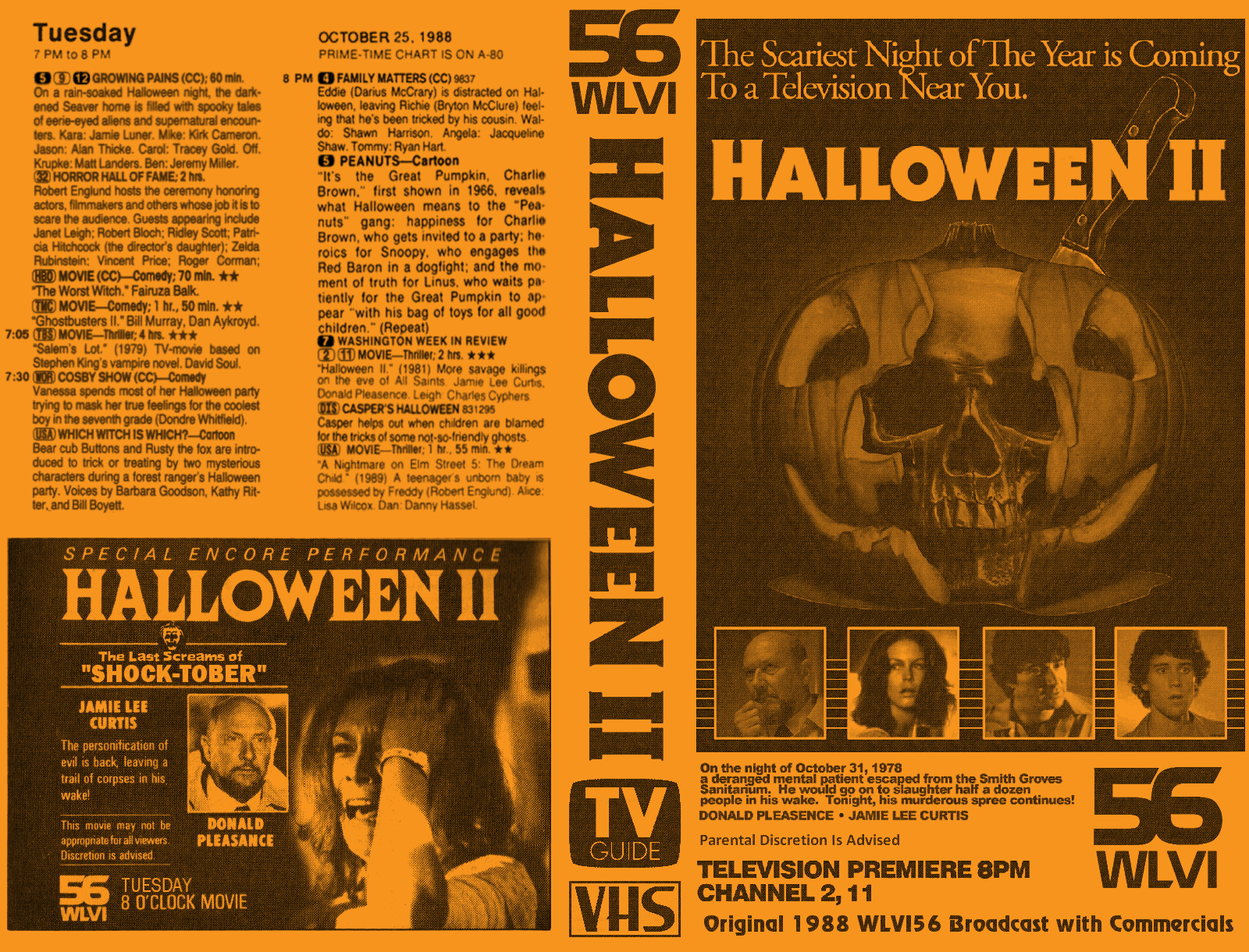 The Horrors of Halloween: HALLOWEEN II (1981) Newspaper Ads, VHS, DVD ...