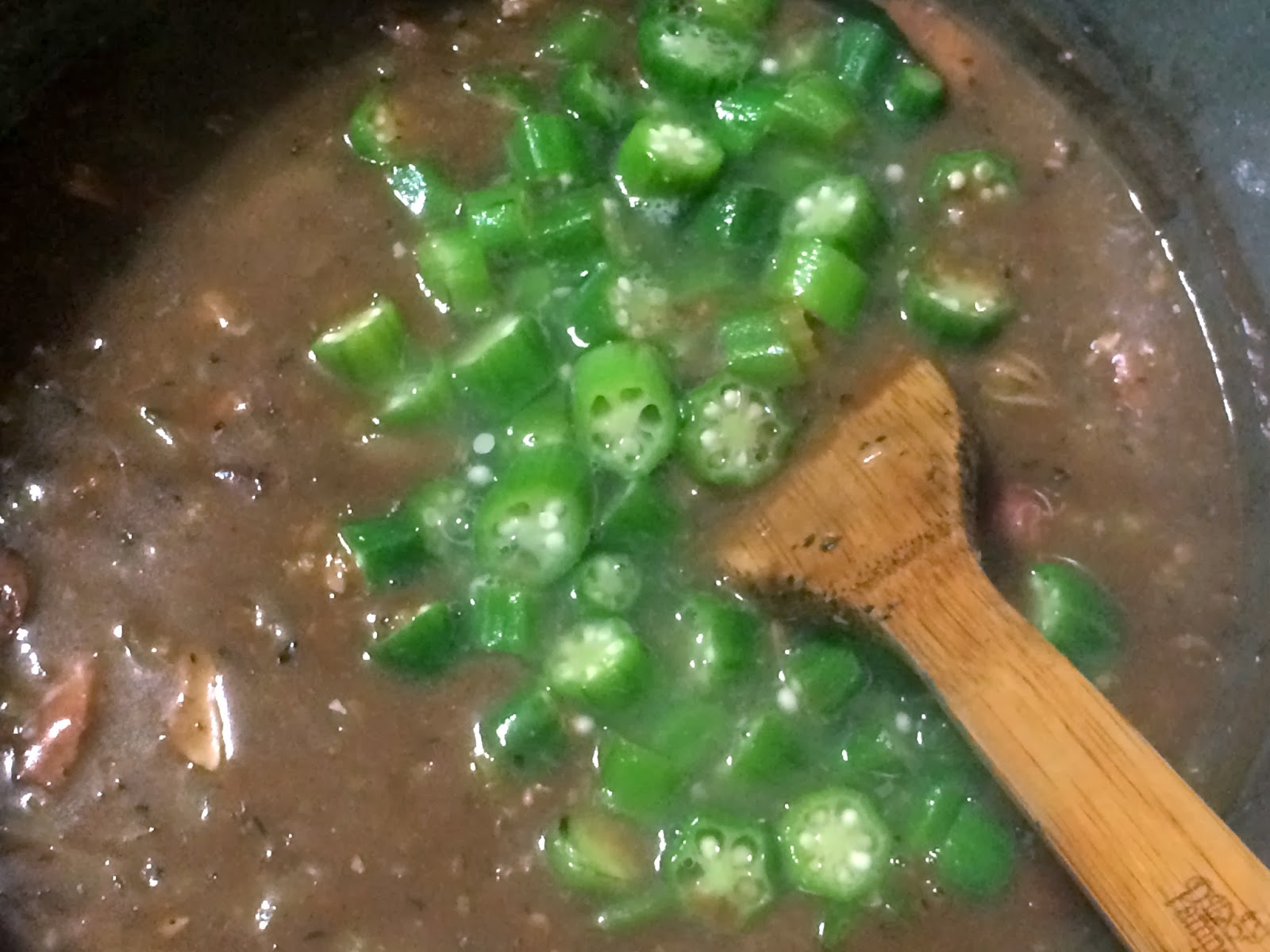 A Couple in the Kitchen: K's "Semi-Homemade" Gumbo