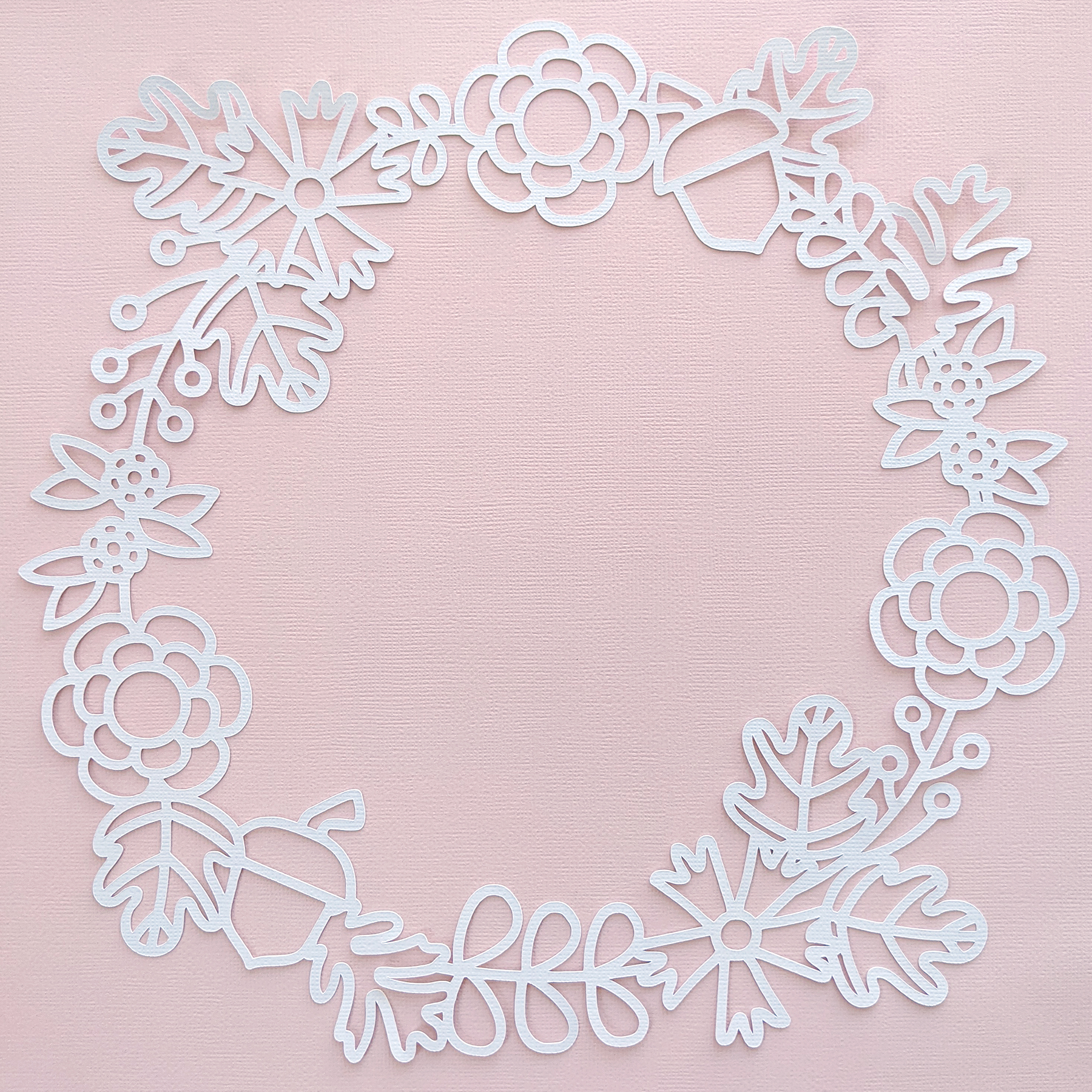 Fall Wreath Layout by Yui Oku | Paige Taylor Evans