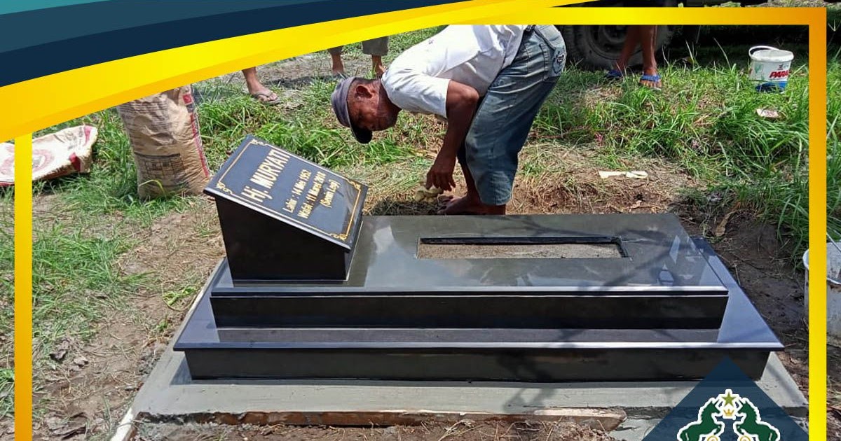 Kijing Granit Model Makam Pahlawan, Makam Granit Minimalis, Kijing ...