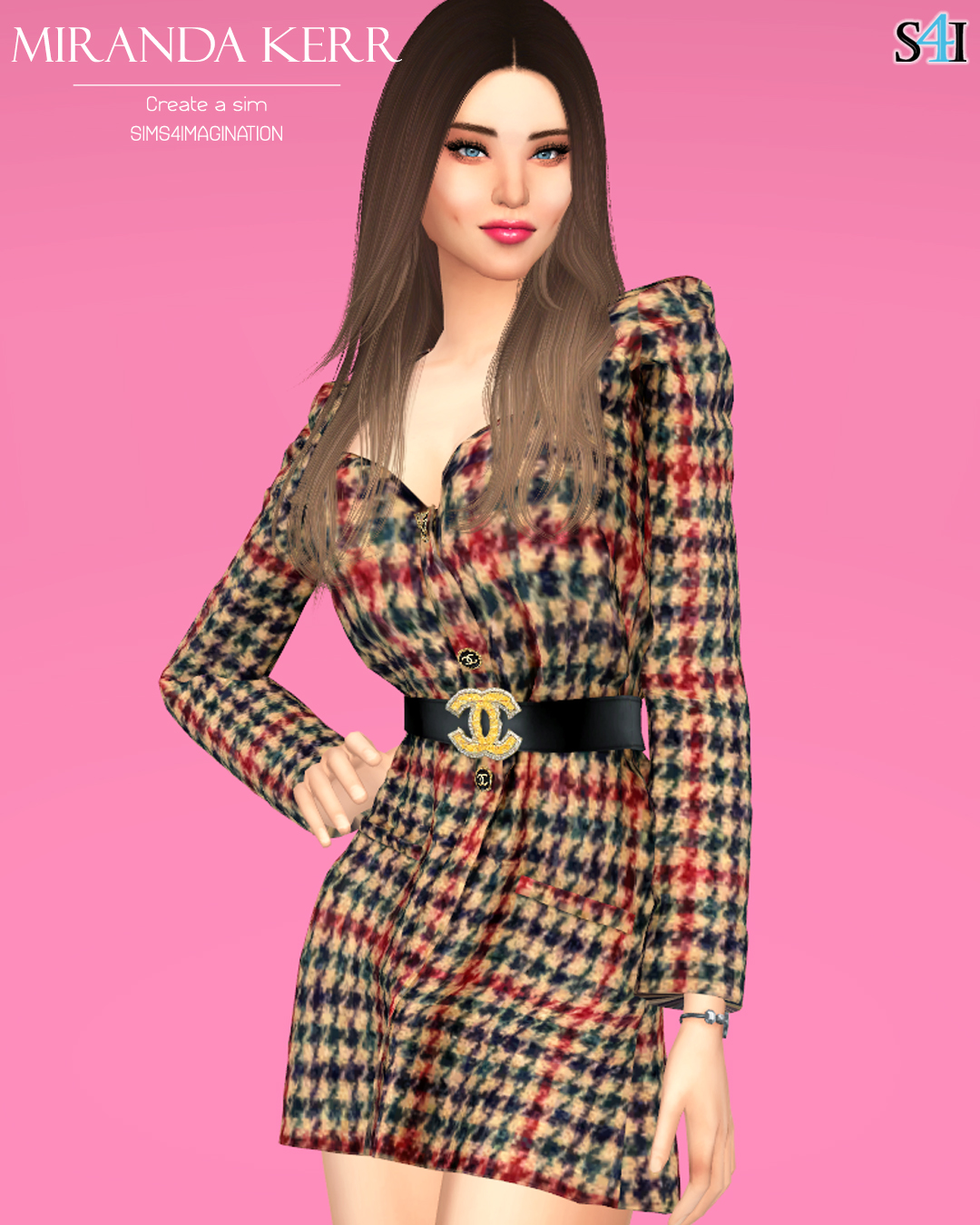 Sims 4 CAS: Miranda Kerr - Imagination Sims 4 CAS