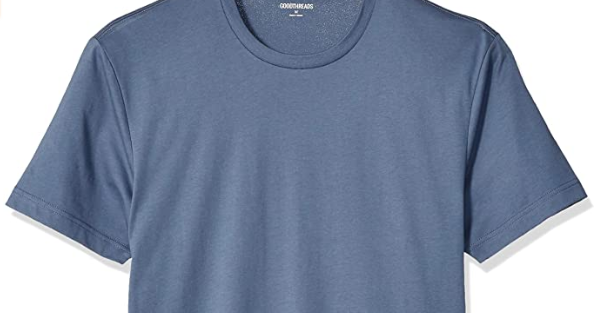 Amazon Brand - Goodthreads Men's "The Perfect Crewneck T-Shirt" Short ...