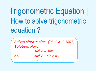 10 Math Problems: Trigonometric Equation | How to solve Trigonometric ...