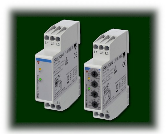 Industrial Electric Switches: Carlo Gavazzi Compact 3-Phase Monitors