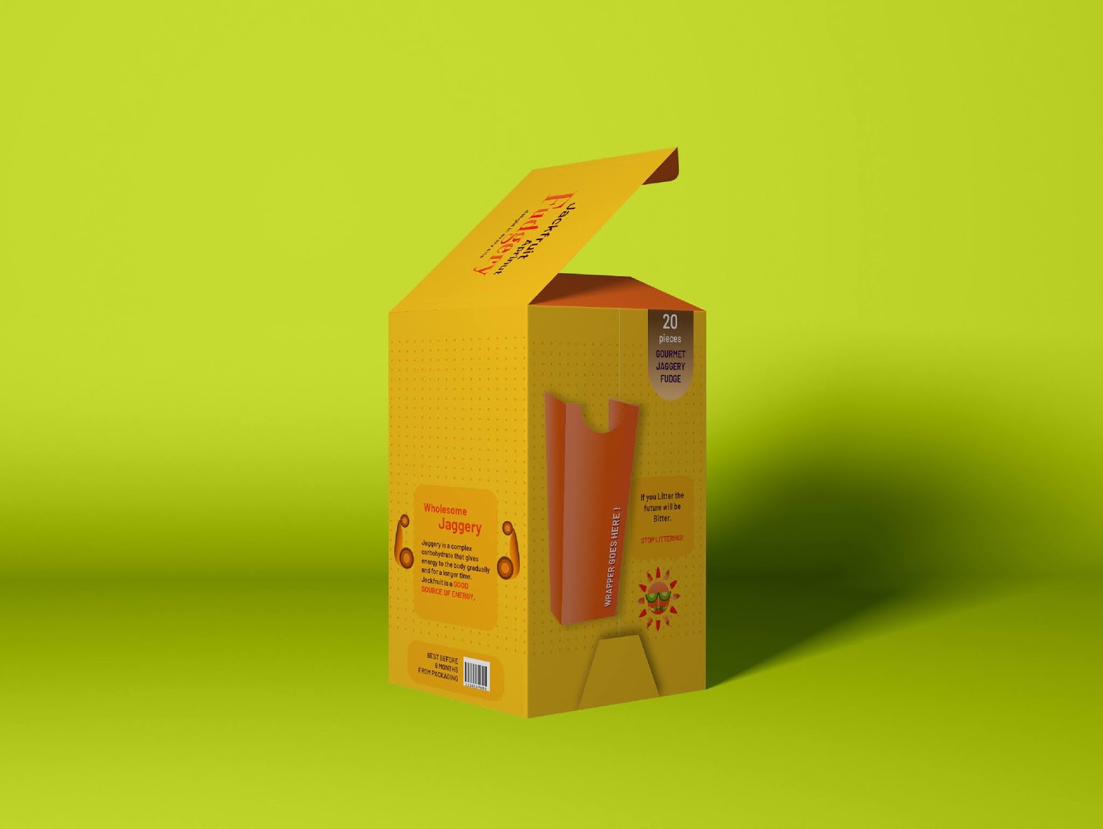 Fudgery- Gourmet Jaggery Fudge – Packaging Of The World