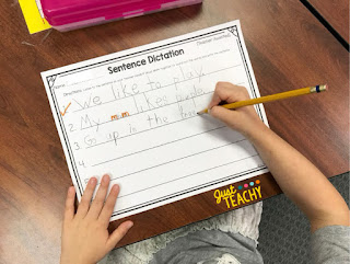 Sentence Dictation | Just Teachy