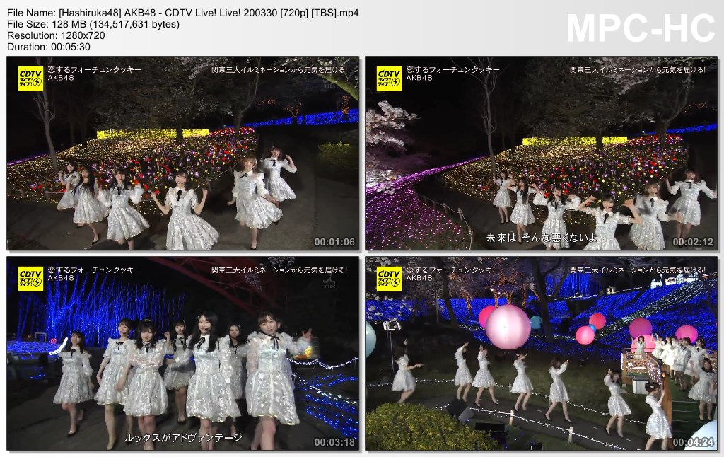 AKB48 - CDTV Live! Live! 200330 (TBS) - Hashiruka48