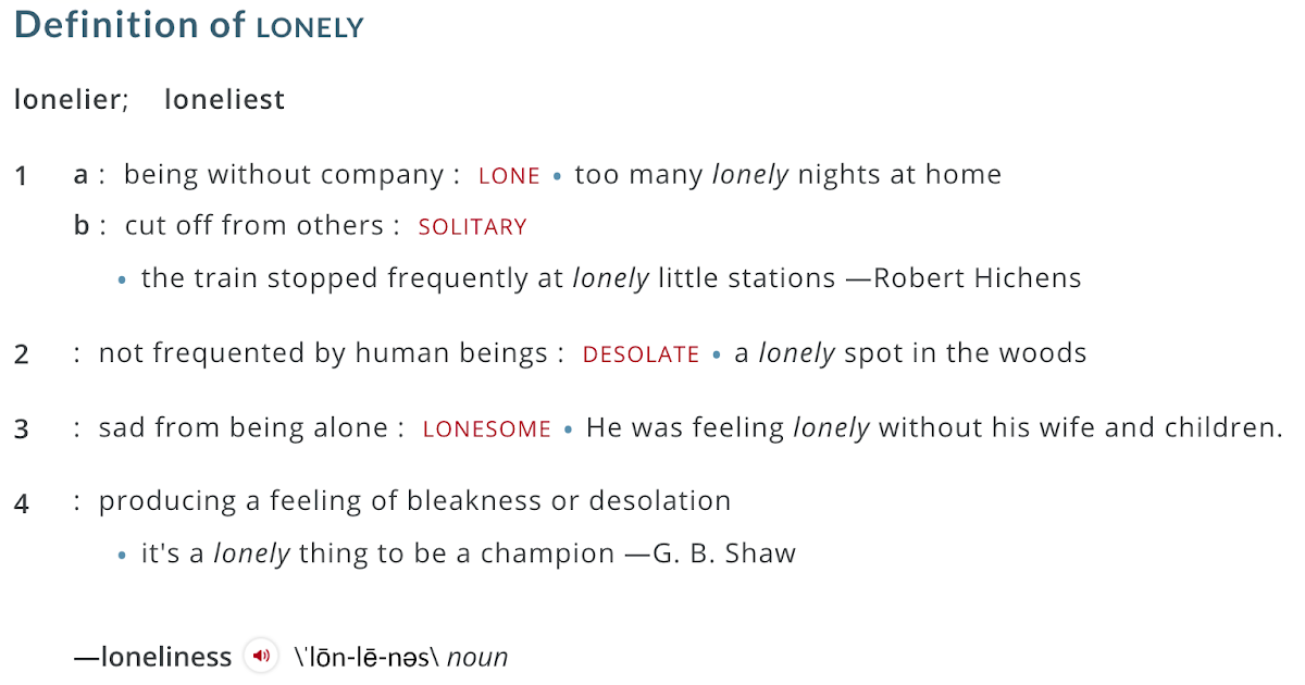 The real story of loneliness