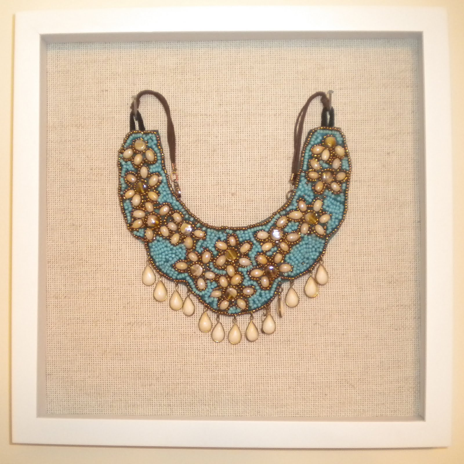 All things clean.: DIY Open Necklace Frame