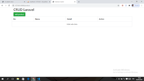 Tutorial CRUD Laravel