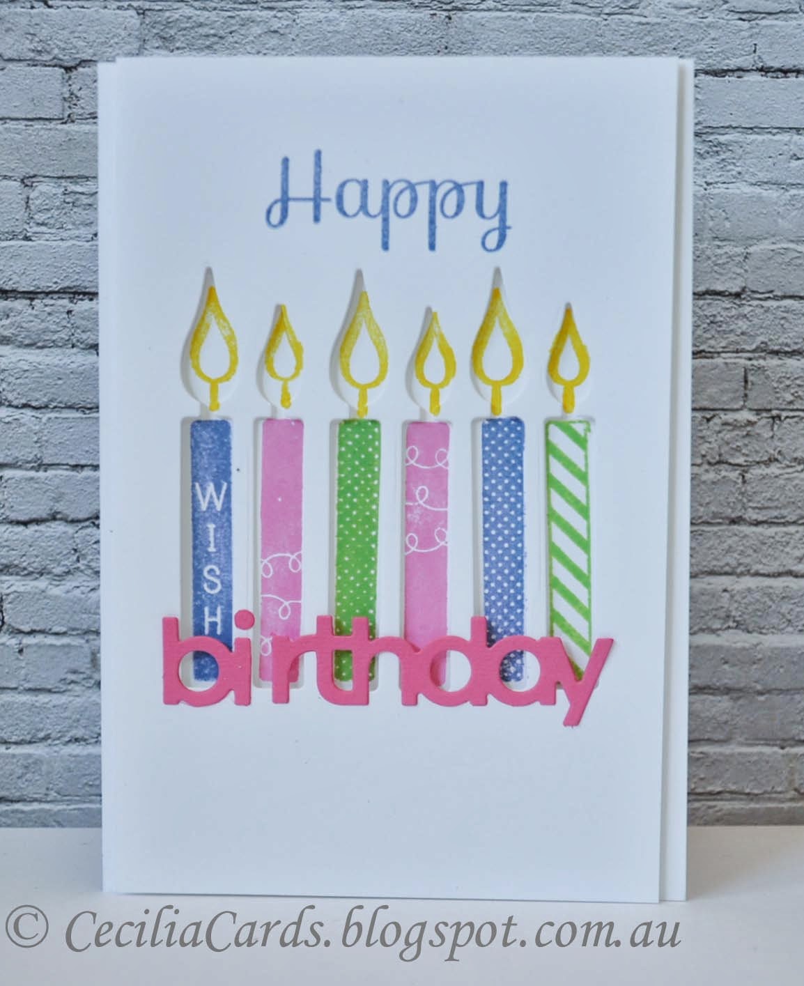Cecilia's Cards: DIY Coverplate