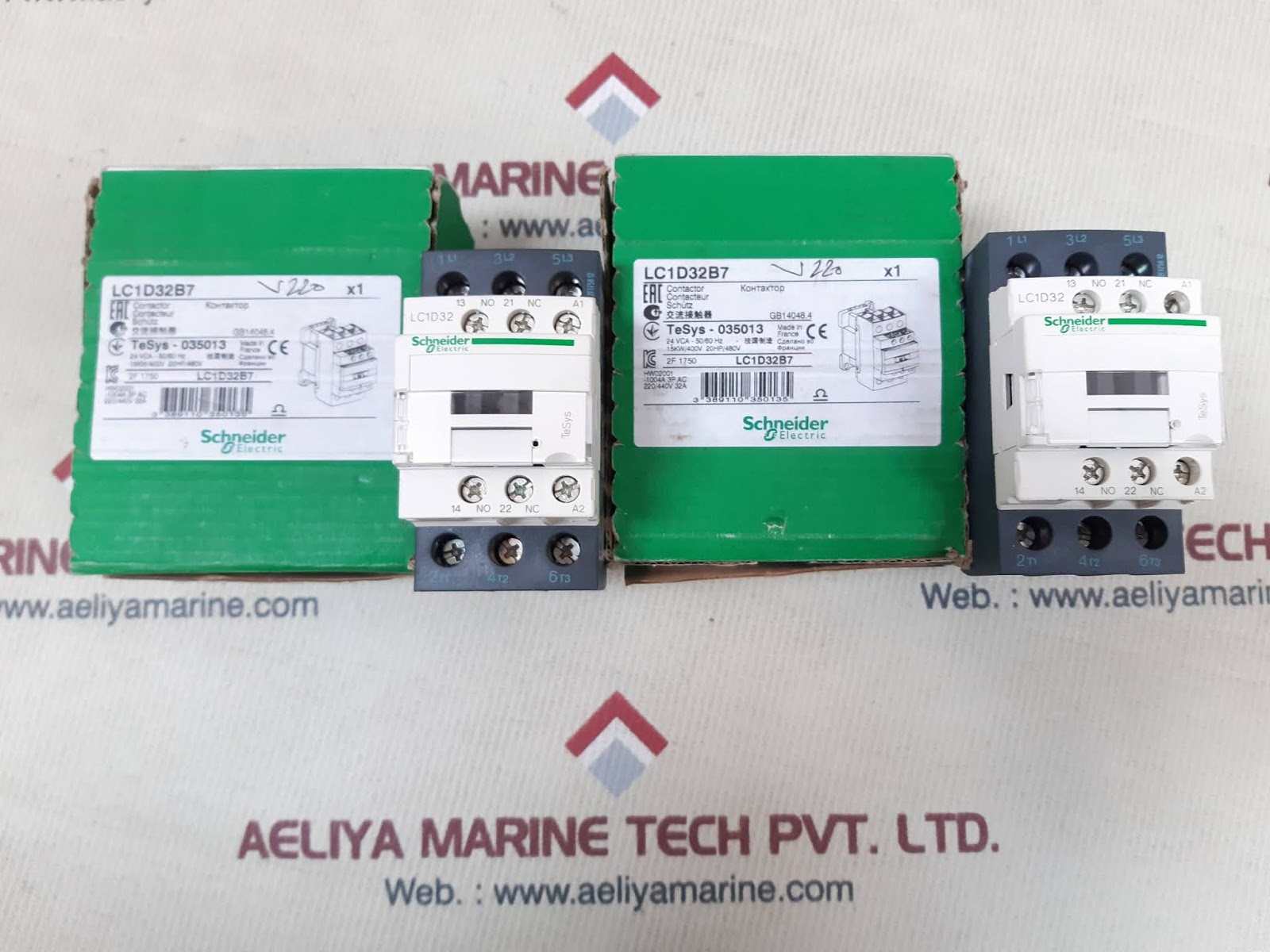 SCHNEIDER ELECTRIC TESYS LC1D32B7 CONTACTOR - Aeliya Marine