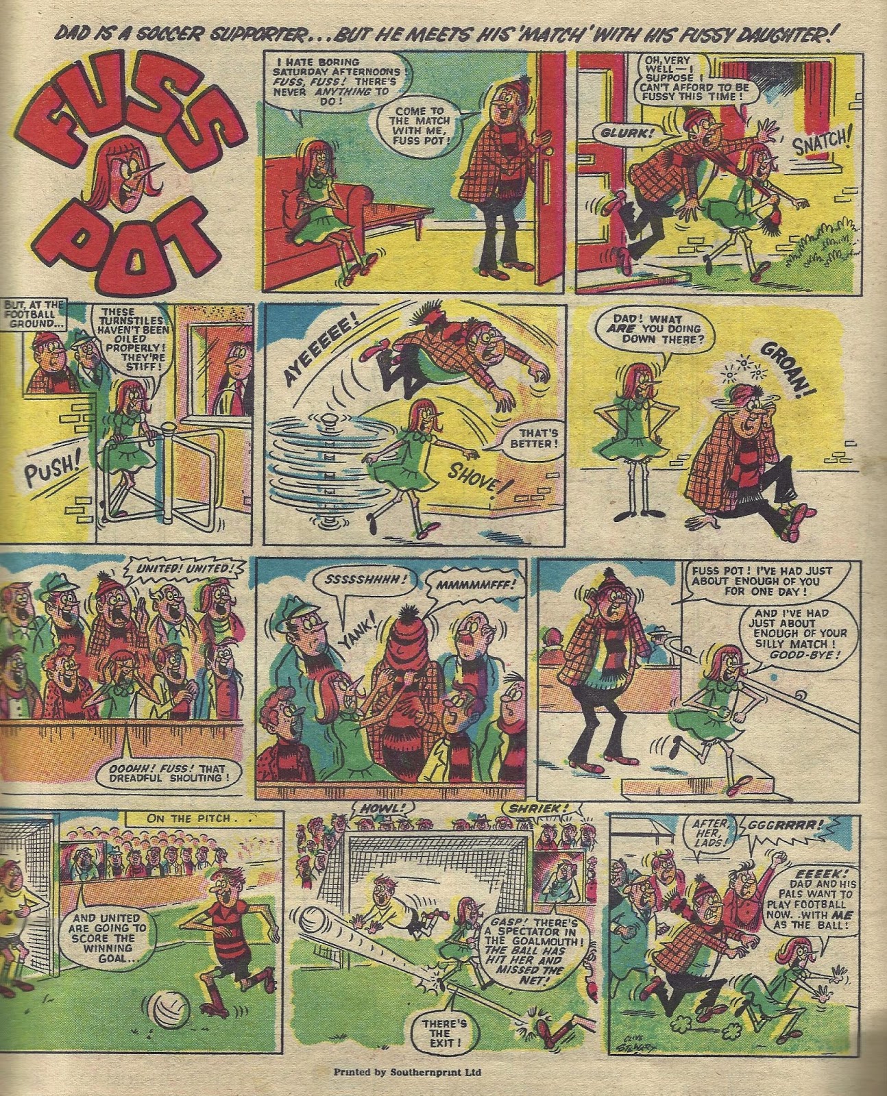 Wacky Comics!: Who drew Fuss Pot?