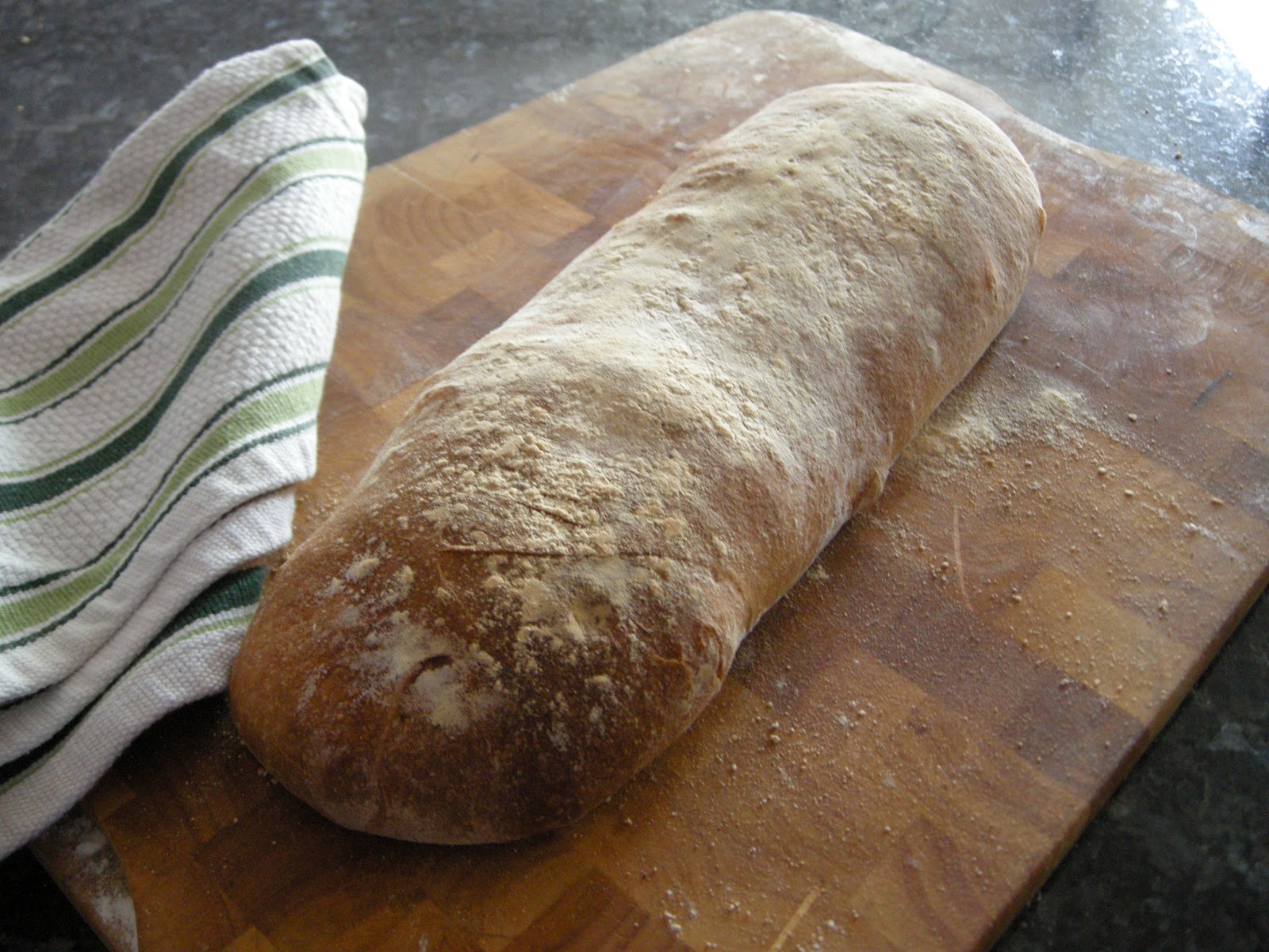 Kitchens Are Monkey Business: Rosie Makes Filone. It's Bread.