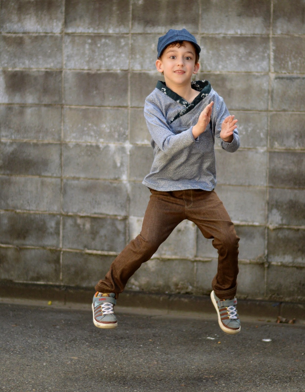 Beth Being Crafty: Denim Challenge--Fall Style for the Boy