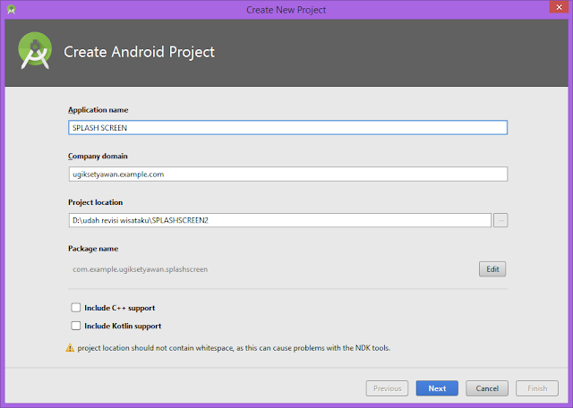 MEMBUAT SPLASH SCREEN ANDROID STUDIO