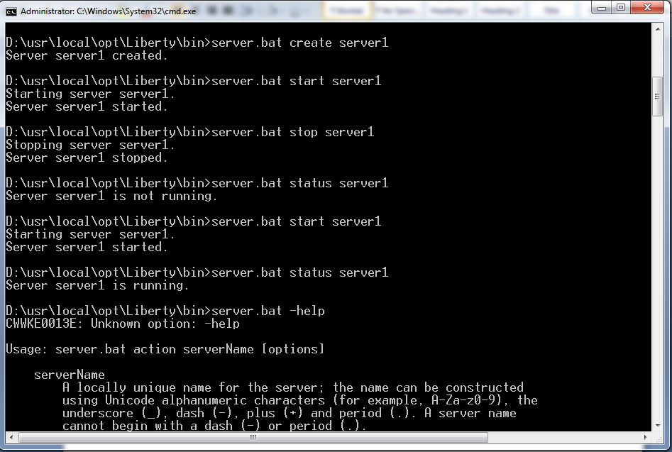 IBM WebSphere Application Server: creating servers using websphere ...