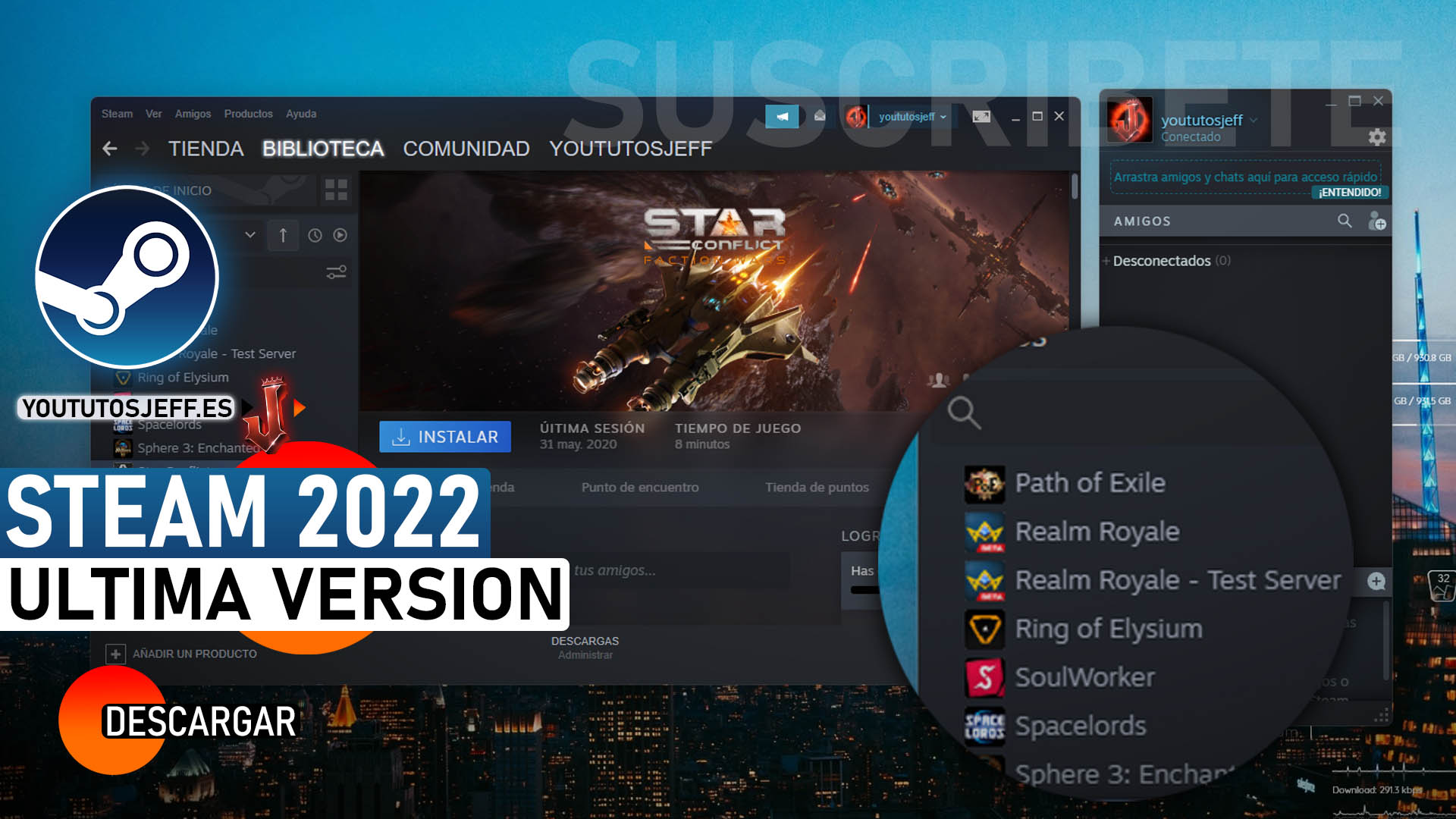 Como Instalar STEAM para PC