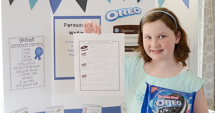 leading little hearts home: PERSUASIVE WRITING {using Oreos!}