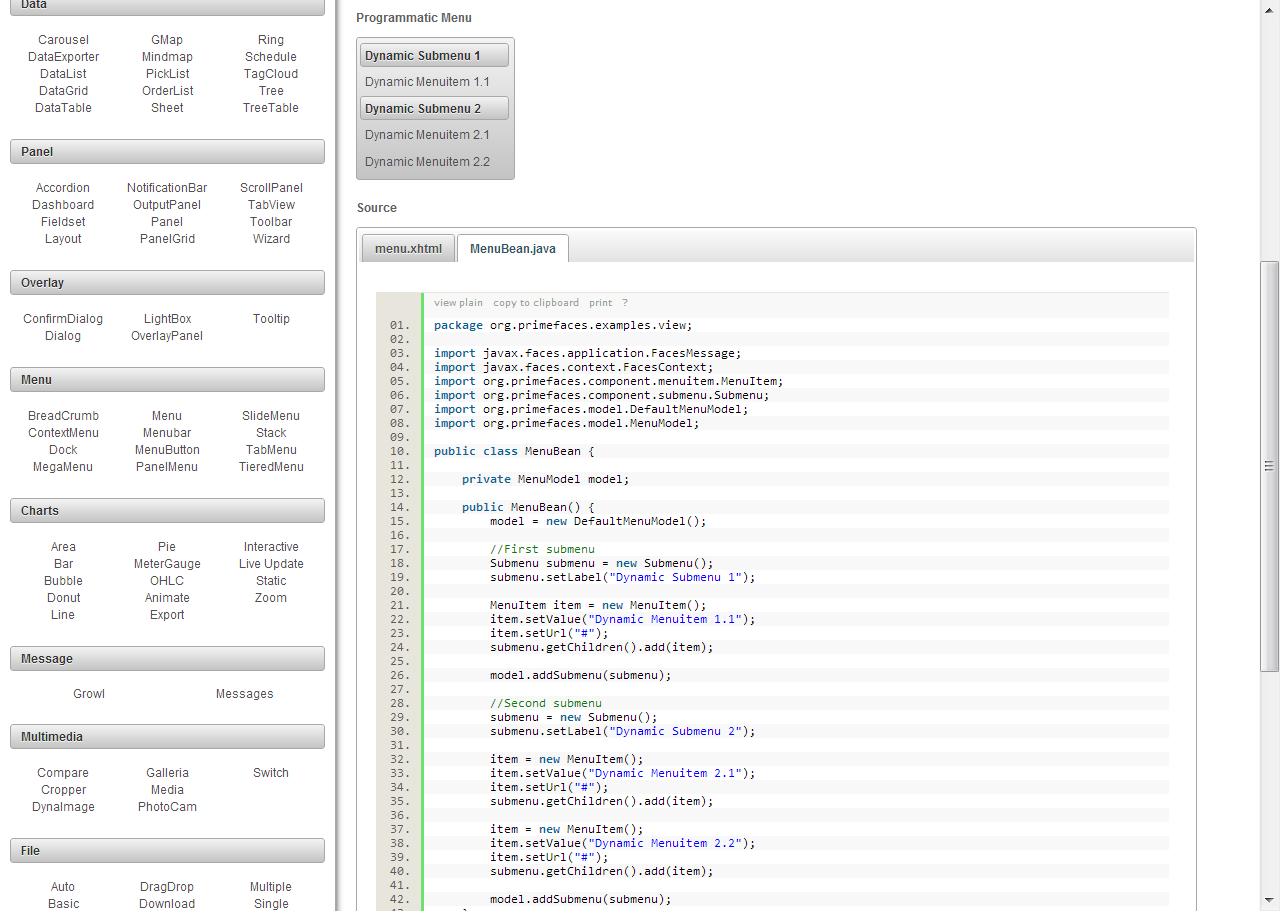 nascent: รู้จักกับ JSF(JavaServer Faces) + JSF Primefaces