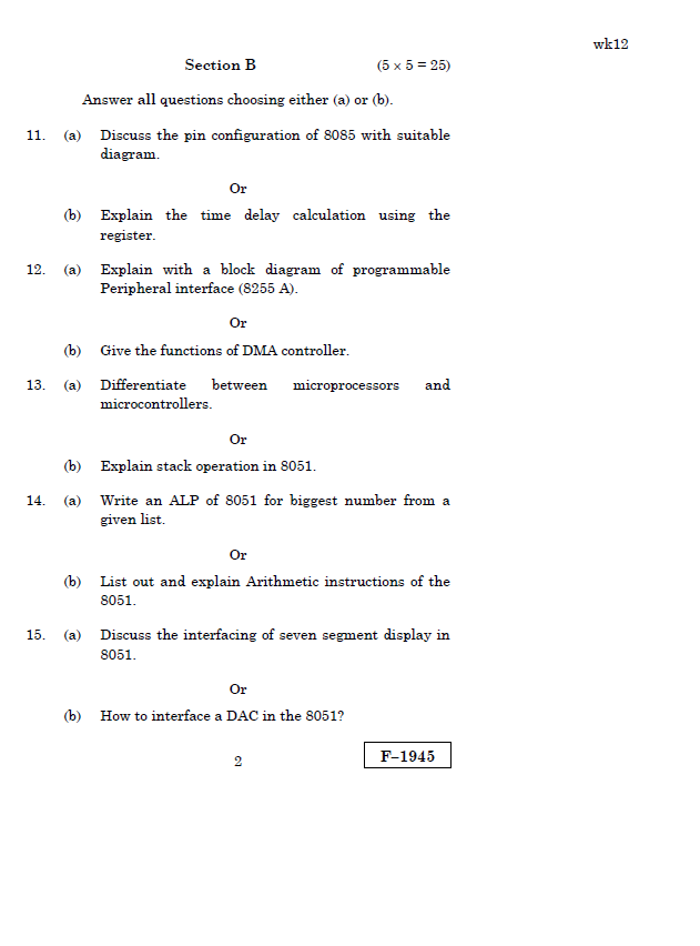 Alagappa University M.Sc. Physics MICROPROCESSOR AND MICROCONTROLLERS ...