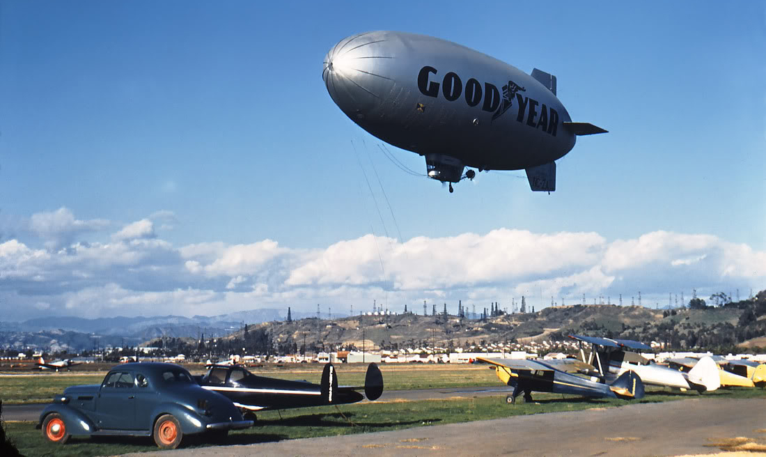 Just A Car Guy: a little bit everything, a blimp, planes, cool old cars...