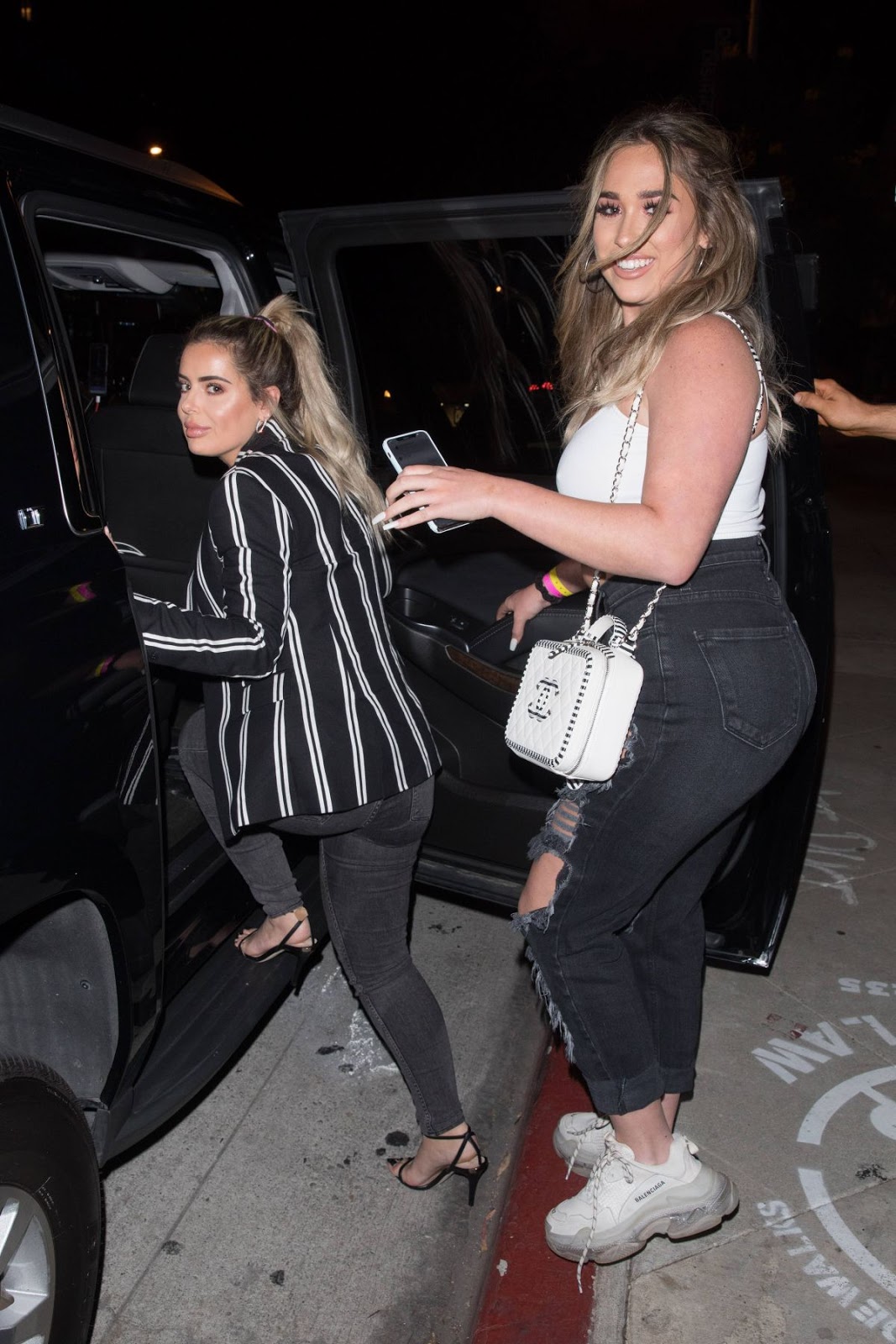 Biermann Sister's Out for Dinner in West Hollywood 19 July-2019