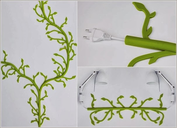 8 Creative Electrical Cord Wall Decoration Ideas /8 Creativas ideas ...