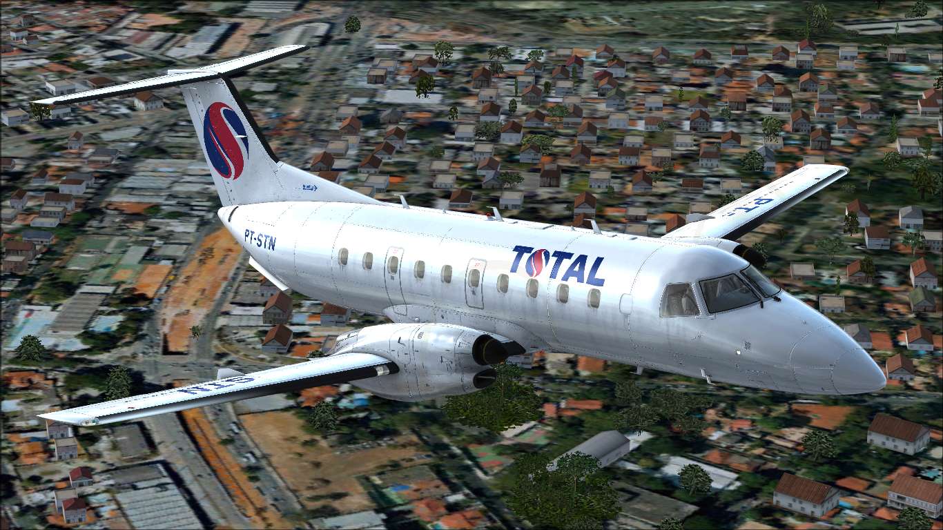 Texturas Brasileiras: Total Linhas Aéreas PT-STN Embraer EMB-120