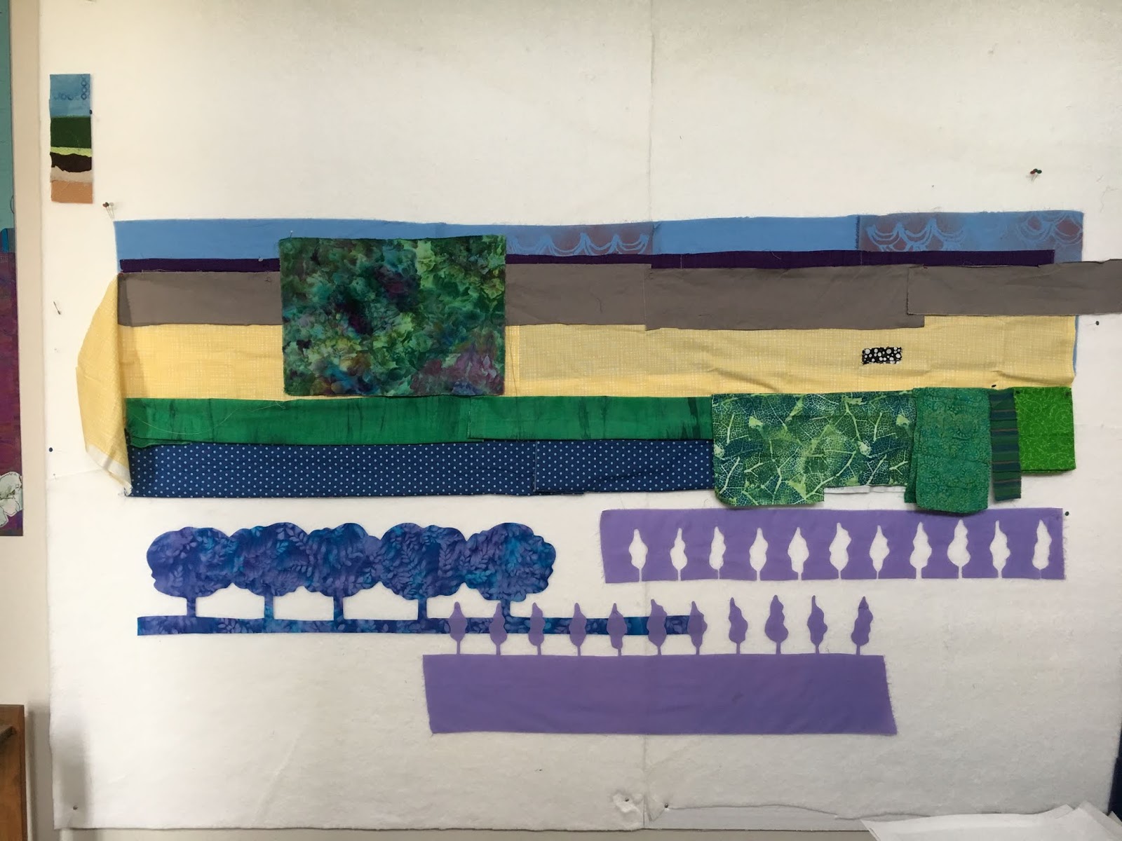 Deborah's Journal: Treelines Art Quilt -- The Whole Process