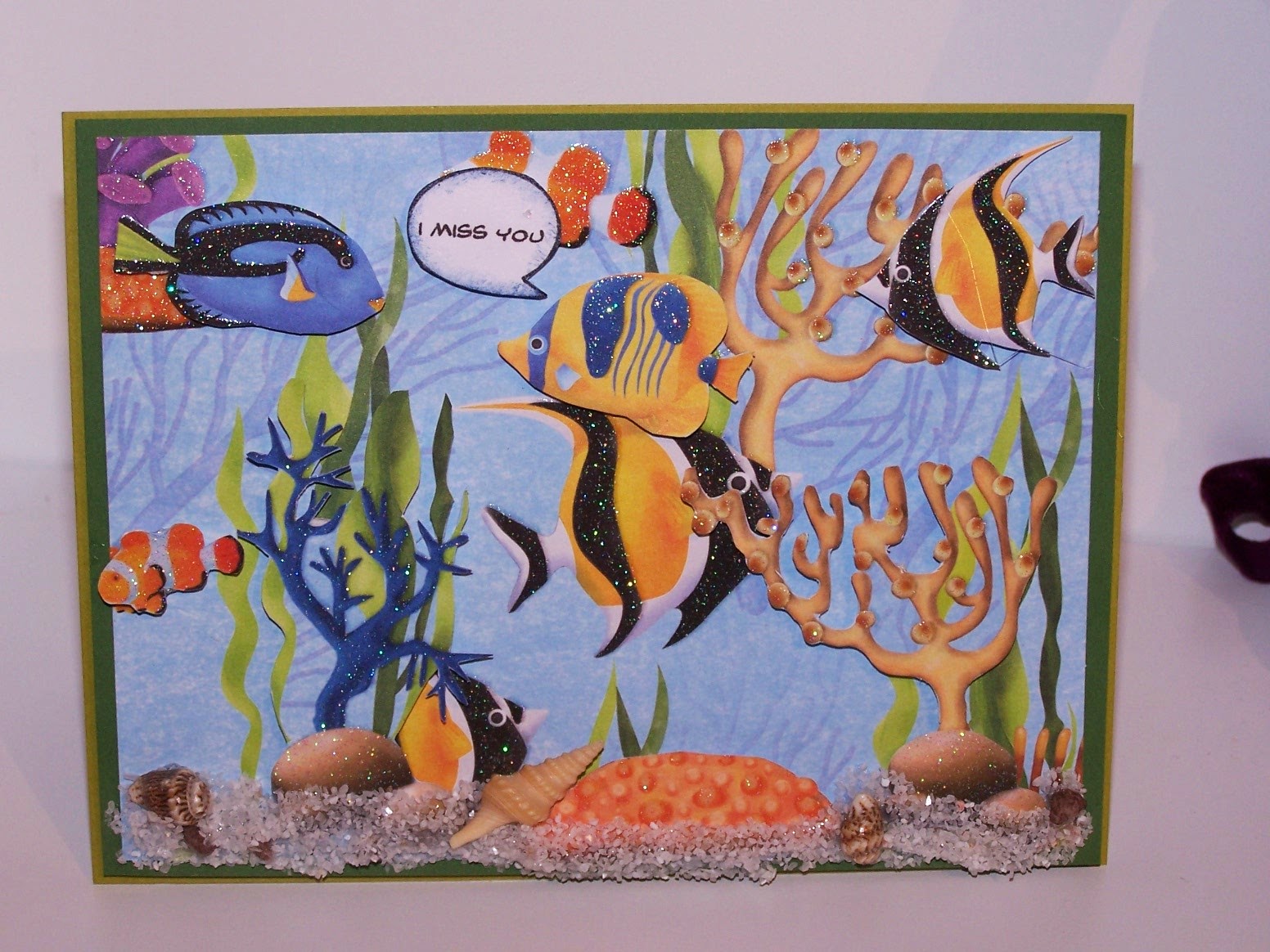 Cards By Jan: Happy Birthday Fish Tank....