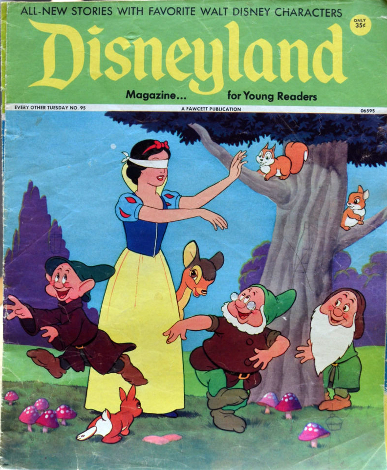 Filmic Light - Snow White Archive: 1970s Disneyland Magazine - US Covers