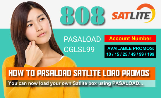 How to PasaLoad Satlite Load 10/15/25/49/99/199 Promos