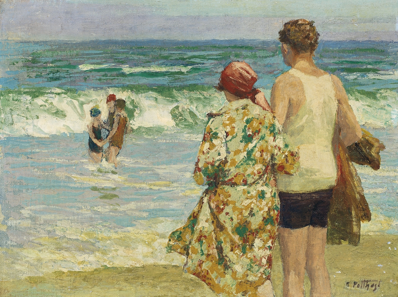 Edward Henry POTTHAST (1857-1927) | Catherine La Rose ~ The Poet of ...