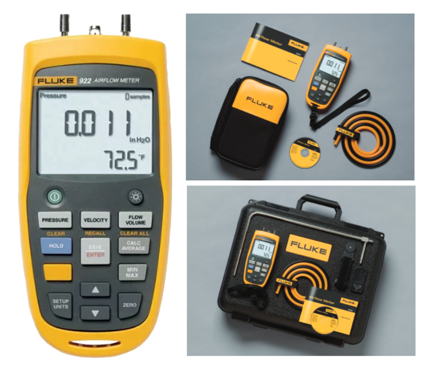 Fluke 922 Micromanometer/Air Flow Meter | Wiratama Mitra Abadi