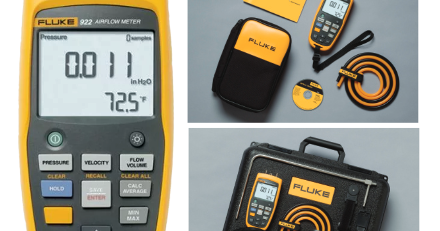 Fluke 922 Micromanometer/Air Flow Meter | Wiratama Mitra Abadi