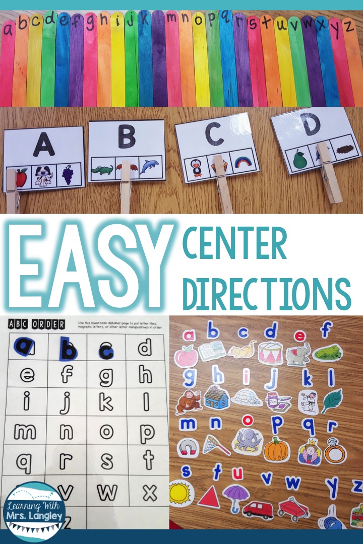 What Are You Teaching? Centers Organization | Learning with Mrs. Langley